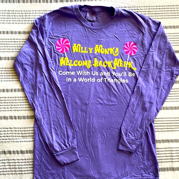 Comfort Colors | Tops | Willy Wonka Springfield College Welcome Back ...